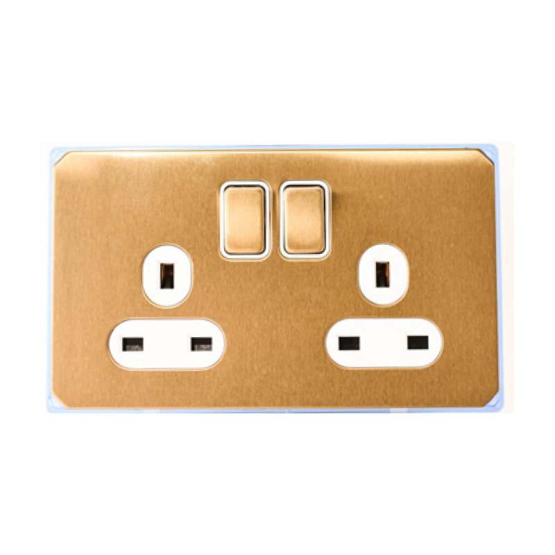 Powermax VIP Golden Twin Socket - We Light Your World