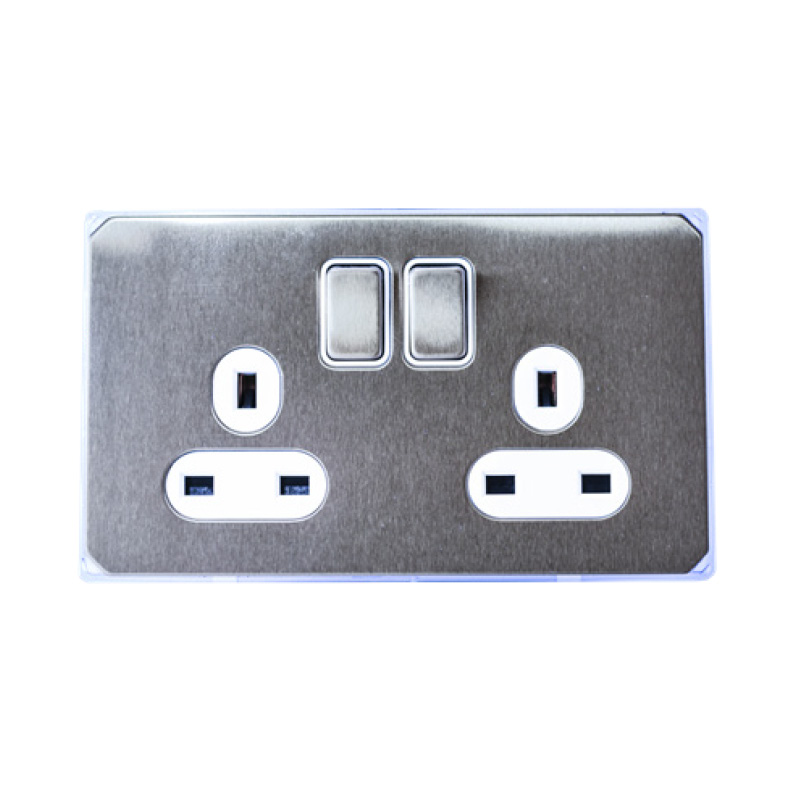 Powermax VIP Silver Twin Socket - We Light Your World