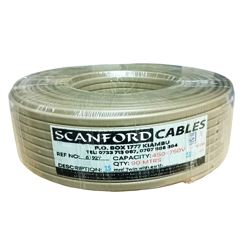 Scanford 2.5mm Twin with Earth - We Light Your World