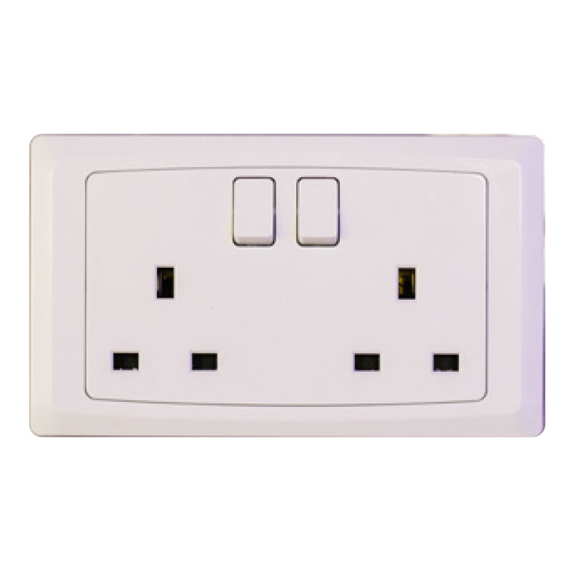 Scanford elegance twin socket 13A - We Light Your World